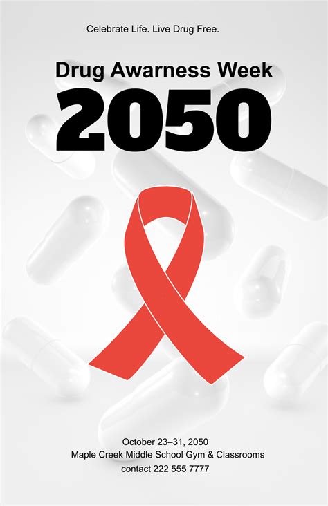 Free Drug Awareness Poster Templates To Edit Online