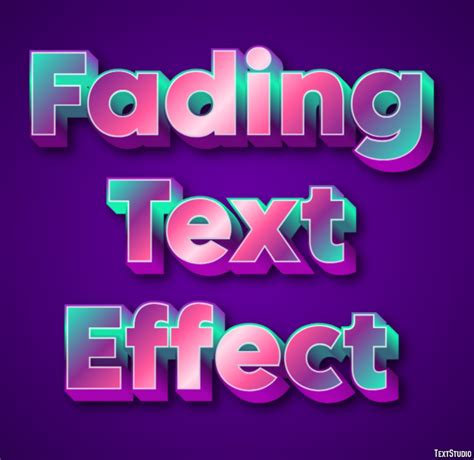 Fading Text Effect Text Effect And Logo Design Font