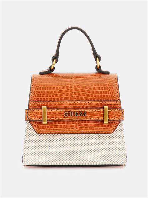 Guess® Sestri Croc Look Mini Handbag Women