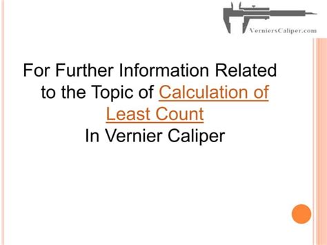 Calculation Of Least Count In Metric Imperial PPTX Physics Science