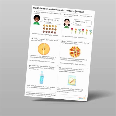 Year 2 Multiplication And Division In Contexts Recap Reasoning And