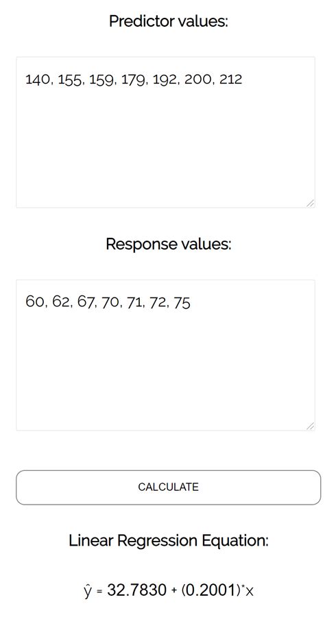 how to perform linear regression by hand