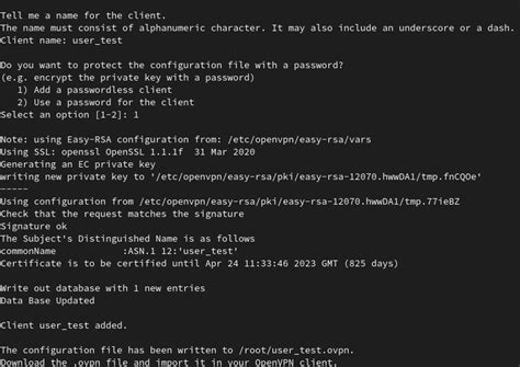 How To Install And Configure OpenVPN Server Unihost FAQ