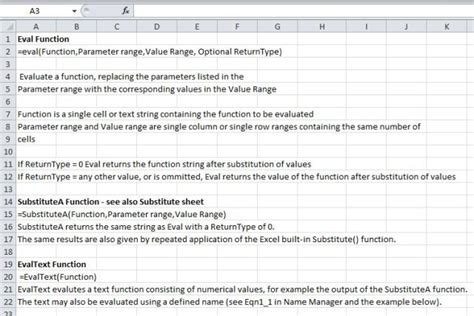 More On The Excel Evaluate Function Newton Excel Bach Not Just An Excel Blog