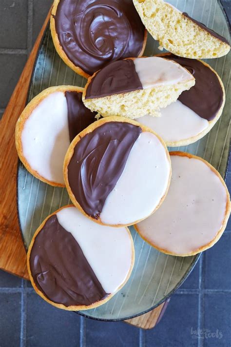 Easy Peasy Black And White Cookies Bake To The Roots