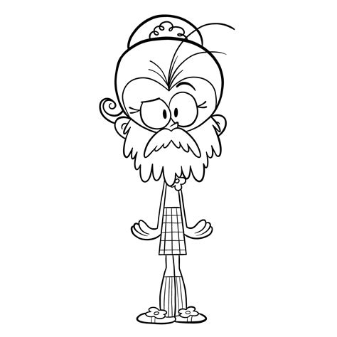How To Draw Bearded Luan Loud Sketchok Easy Drawing Guides