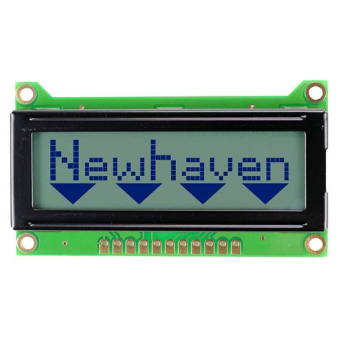 8x1 Character Lcd Display Stn Gray Display White Backlight
