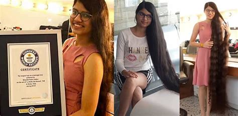 India S Nilanshi Patel Breaks World Record For Longest Hair Desiblitz