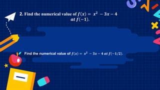 WEEK FUNCTION AND RELATION EVALAUTION OF A FUNCTIONS Pptx