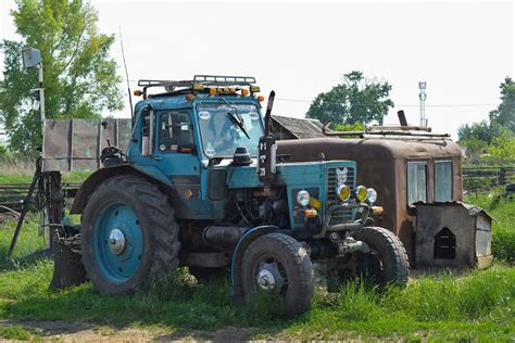 Алтайский край № 22 Б Н СТ 0755 — МТЗ 82 Алтайский край — Спецтехника с нечитаемыми на фото