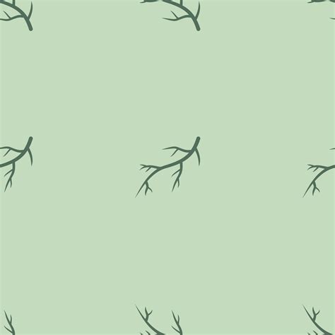 A Green Background With A Tree Branch Pattern 58363855 Vector Art At