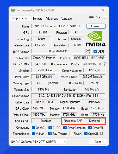 Resizable Bar Atlas Documentation