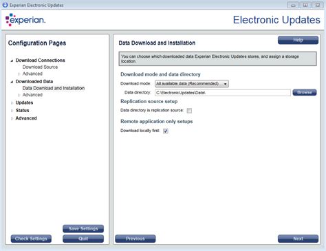 Data Quality User Documentation Installation