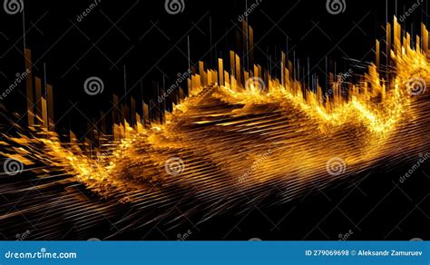 3d Rendering Of Digital Technology Concept Abstract Background With