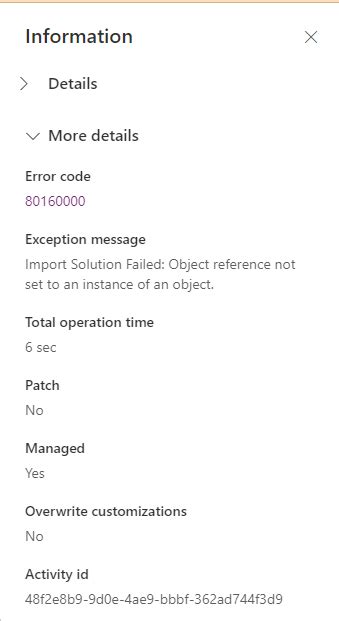 Creator Starter Kit Bug Imort Solution Failed Object Reference Is