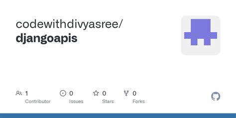 Github Codewithdivyasree Djangoapis