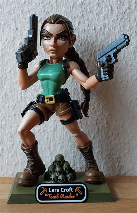 🪦 Angelina Jolie Tomb Raider・3d Print・cults