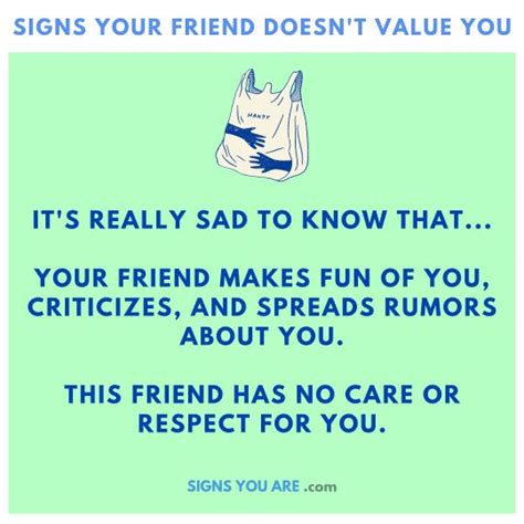 15 Signs Your Friend Doesnt Value You And What To Do • Signs You Are