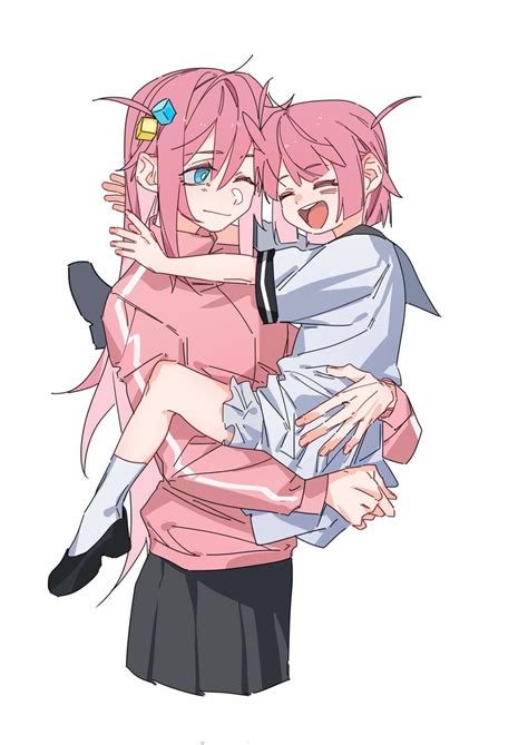 Gotoh Hitori And Gotoh Futari Bocchi The Rock Drawn By Molu Stranger Danbooru