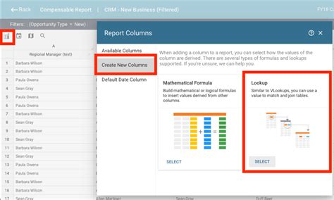 Adding Lookup Columns Simplycomp