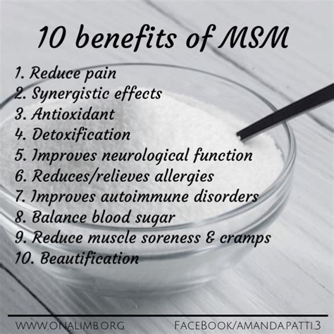 10 Benefits Of Msm On A Limb Movement And Wellness