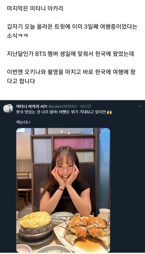 현재 한국에 놀러온 Av배우 3명 유머 움짤 이슈 에펨코리아