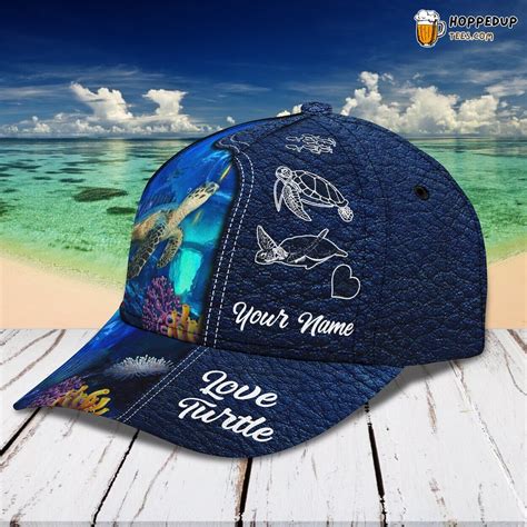 Marine Life Exploration Personalized 3d Classic Cap Turtle Enthusiast