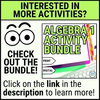 Evaluating Functions Activity For Google Slides By Math Beach Solutions