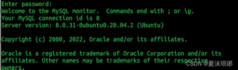 Mysql 安装 Ubutu2004sudo Apt Get Install Mysql Server Csdn博客