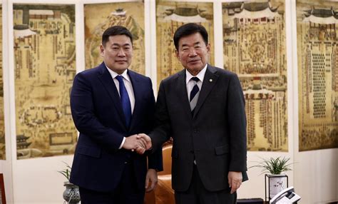 Ерөнхий сайд Л Оюун Эрдэнэ БНСУ ын Үндэсний ассамблейн даргад бараалхлаа