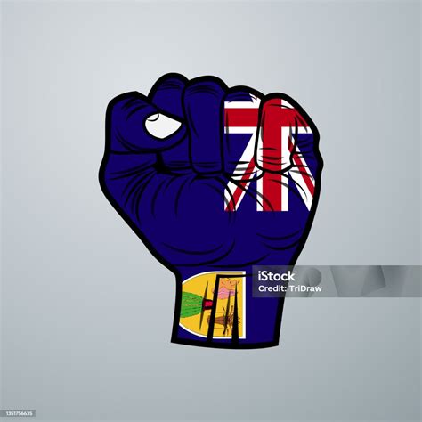 손 디자인과 터크스 케이커스 제도 플래그 Revolution에 대한 스톡 벡터 아트 및 기타 이미지 Revolution 기 데모 Istock