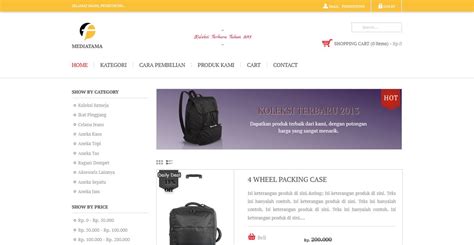 Aplikasi Toko Online Responsive Dengan Bootstrap