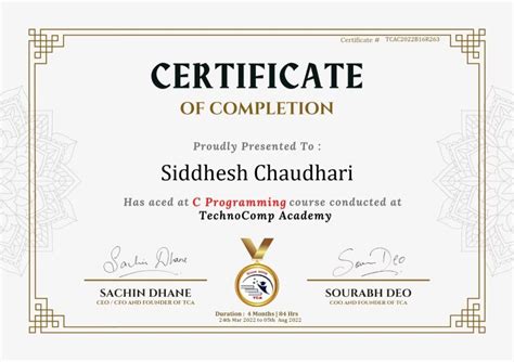 Cprogramming Pune Learning Siddhesh Chaudhari
