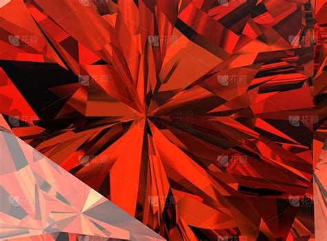 逼真的钻石纹理近，3d插图。素材 花瓣网