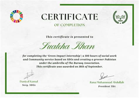 Sualeha Khan On Linkedin Being A Green Impact Fellow At The Buraaq