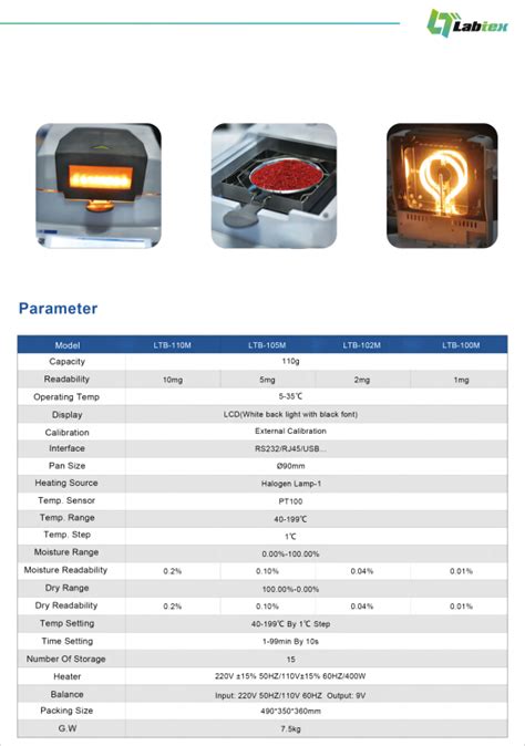 Ltb M Halogen Moisture Analyzer Syaf Unica Indonesia