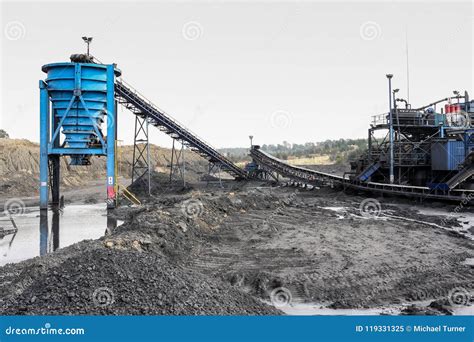 Coal Mining And Processing Plant Stock Image Image Of Industrial