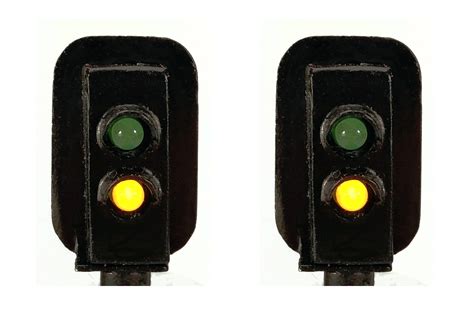 0 Gauge Model Railway Head Only Two Aspect Colour Light Signal