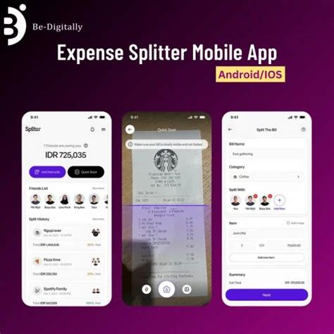 Expense Splitter Mobile App Androidios At ₹ 55000project In Jaipur