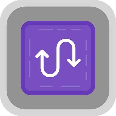 Zigzag Flat Round Corner Icon Vector Art At Vecteezy