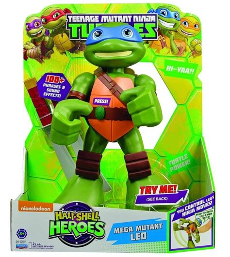 Half Shell Heroes Mega Mutant Leo 2014 Action Figure Tmnt Wiki Fandom