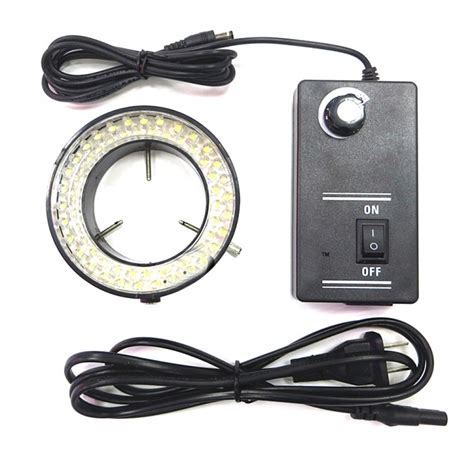 Led Electron Microscope Light Source 60 Led Ring Light Illuminator Lamp