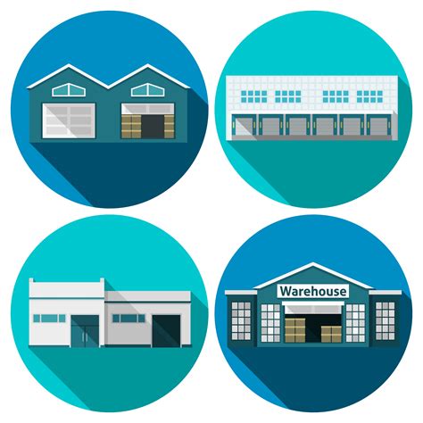 Warehouse Flat 469543 Vector Art At Vecteezy