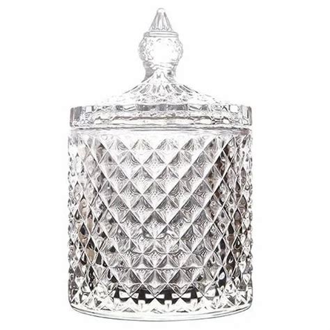 Crystal Candy Jar At ₹ 110piece In Surat Id 2856362354355