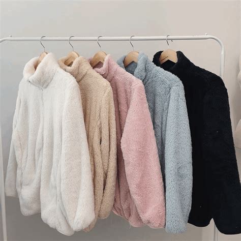 당일발송 도톰 포근 구름빵 양털 후리스5color 에이블리