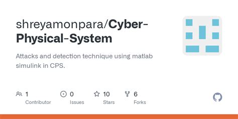 Github Shreyamonparacyber Physical System Attacks And Detection Technique Using Matlab