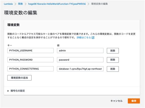 Python Oracledb を使って Lambdapython から Rds For Oracle へアクセスしてみた
