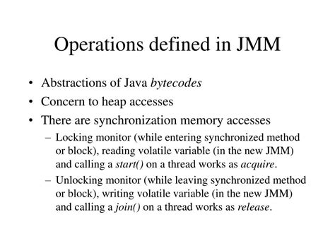 Ppt The Java Memory Model Powerpoint Presentation Free Download Id3929572