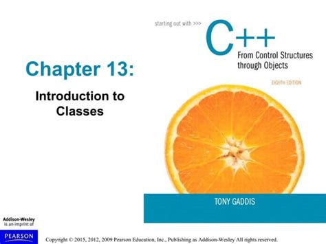 Introduction To Classes And Objects Ppt