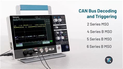 Can Bus Decoding And Triggering On An Oscilloscope Canning Decoding Bus